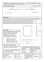 150 x 200mm Access Panel | Manthorpe